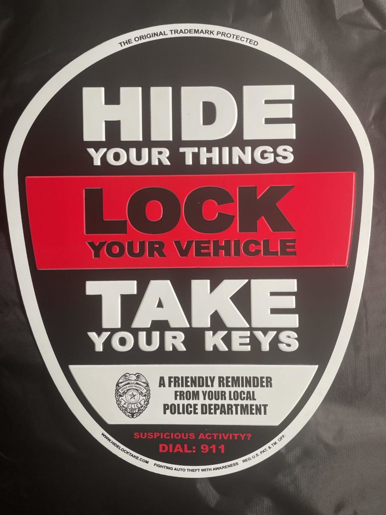 Hide Lock Take Sign – Standard | Hide Lock Take