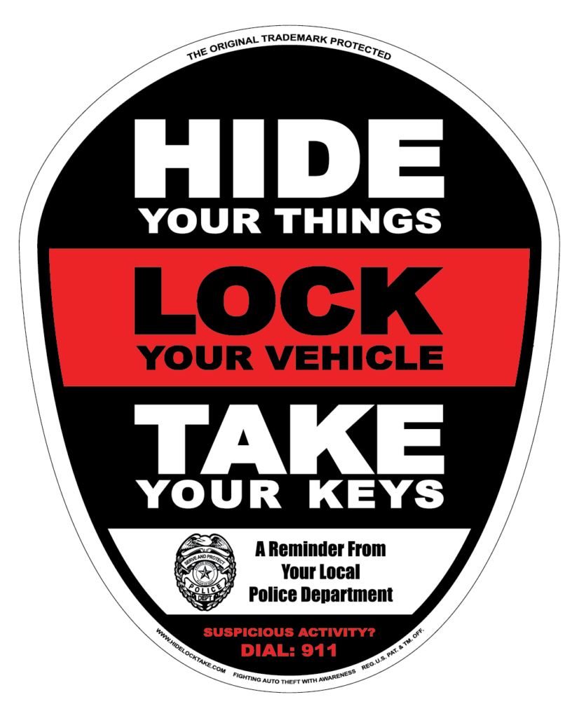 Hide Lock Take Sign – Standard | Hide Lock Take